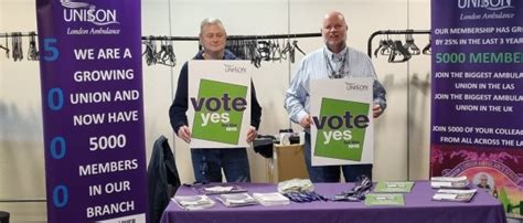 Las Unison London Ambulance Service Unison Branch