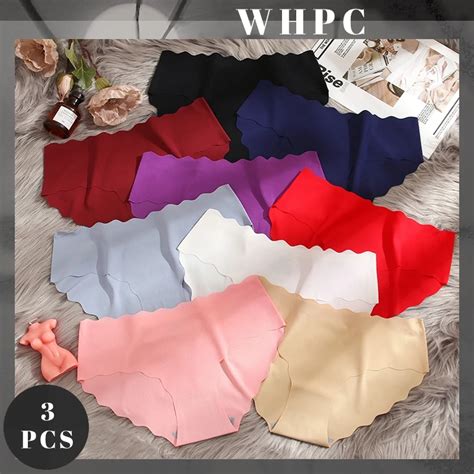 3pcs Set Women S Ruffles Panties Female Striped Underwear Soft