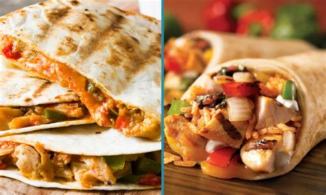 Quesadilla Vs Burrito Whats The Difference Lets Foodie