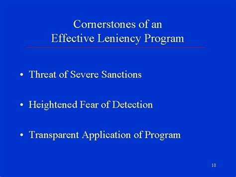 Cracking Cartels With Leniency Programs Scott D Hammond