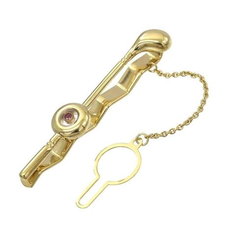 Chopard 18 Kt Yellow Gold Tie Clip Ruby Catawiki