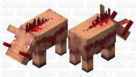 Lava Hoglin Minecraft Mob Skin
