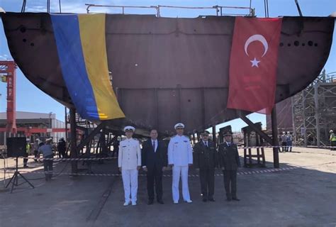 President Zelensky Christens Turkish Made Ada Class Corvette Global