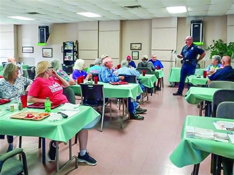 Chief Birbeck Talks Fraud With Seniors Olney Enterprise