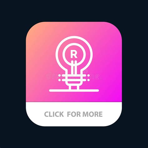 Brand Concept Genuine Idea Logo Mobile App Button Android And Ios