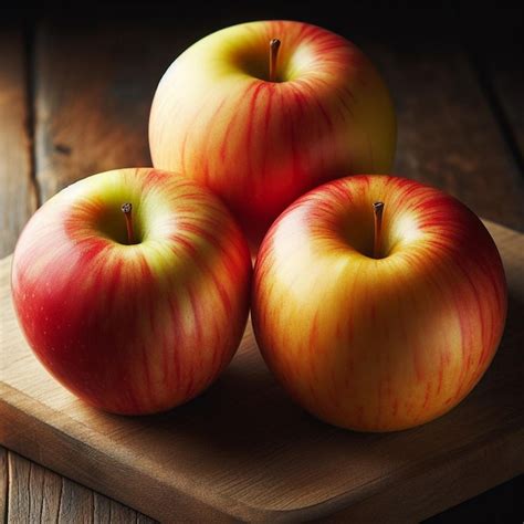 Premium Photo Frass And Delicious Apples