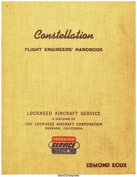 Lockheed Constellation Flight Engineers Handbook