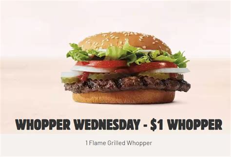 1 Whopper At Burger King See How To Get It