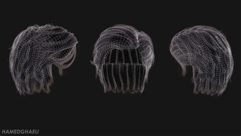 실시간 헤어 카드 남자 헤어스타일 3d 모델 Turbosquid 2065167