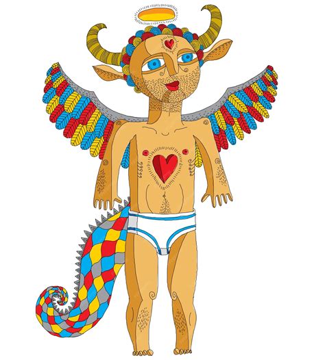 Premium Vector Vector Hand Drawn Graphic Illustration Of Weird