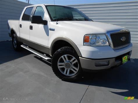2005 Oxford White Ford F150 Lariat Supercrew 4x4 78214038 Gtcarlot