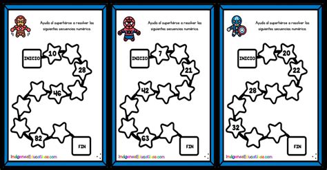 Secuencias Numericas 5 Juegos Divertidos Para Repasar Secuencias
