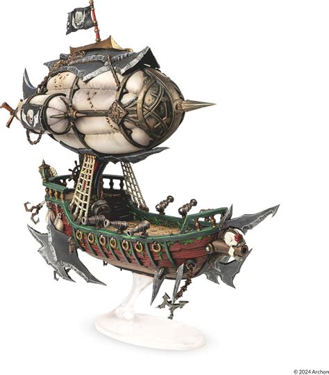 Dungeons And Lasers Deuslair Flying Pirates Airship Miniature