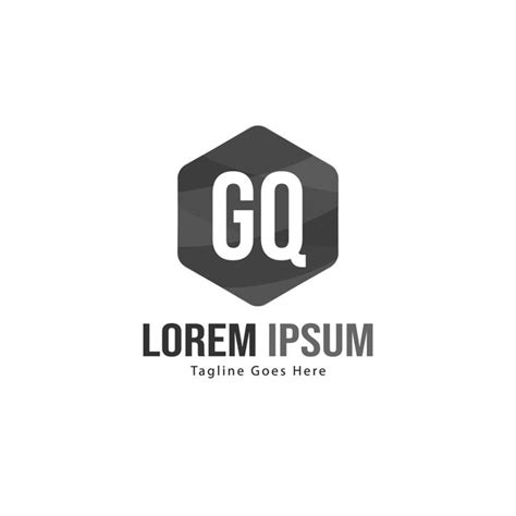 Gq Letter Logo Free Stock Vectors