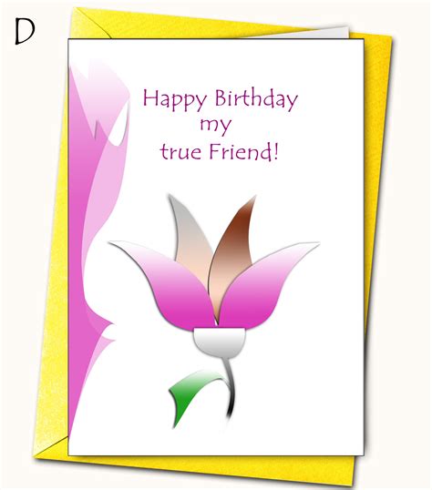 Happy Birthday Greeting Card Personalised Cards Bon Anniversaire