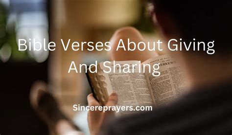 35 Most Effective Bible Verses About Giving And Sharing 2026 Sincere