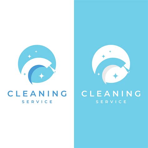 Cleaning Logo Template Designcleaning Protectionhouse Cleaner With