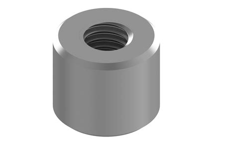 Blindage Nut M12 Aluminium Rob Snel