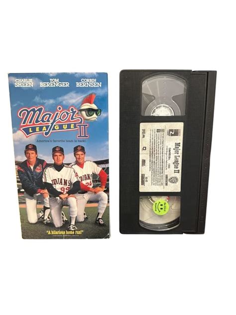 Major League Ii Vhs Charlie Sheen Warner Bros Comedy Baseball Sports £7