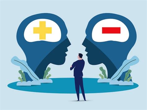 Premium Vector Positive Or Negative Reaction Conceptvector Illustration