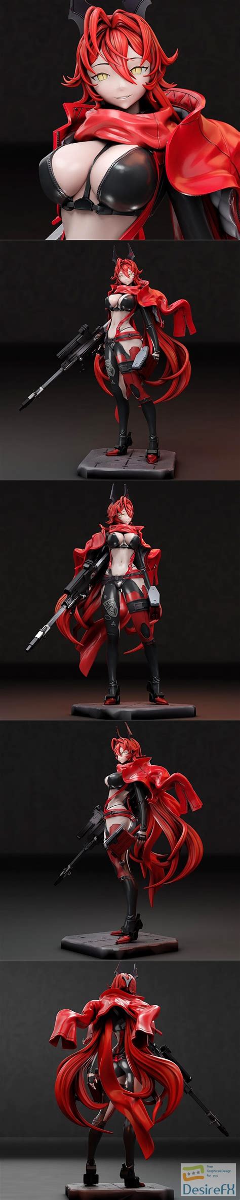 Download Gr8tech Nikke Red Hood 3d Print Desirefxcom