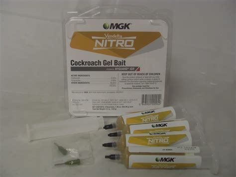 Vendetta Nitro Cockroach Gel Bait 4 X 30 Grams