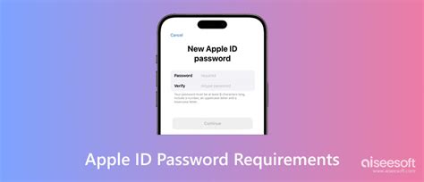 Apple Id Password Requirements What To Know And How To Reset