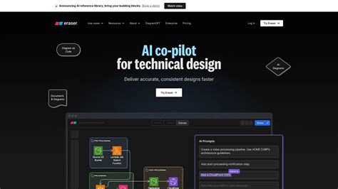 Eraser Ai Powered Technical Diagrams And Documentation Tool Creati Ai