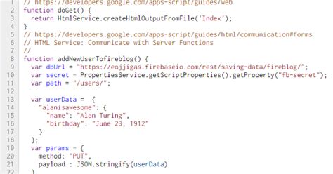 Saving Data Firebase Database Rest Api