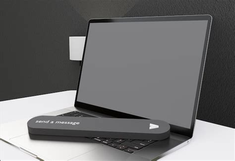 Premium Photo Laptop Desktop 3d Illustration Data Analytics Website