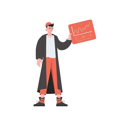 A Man Holds A Panel With Analyzers And Indicators In His Hands Iot