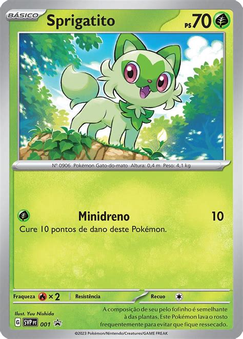 Sprigatito Sv001 Pokémon Myp Cards