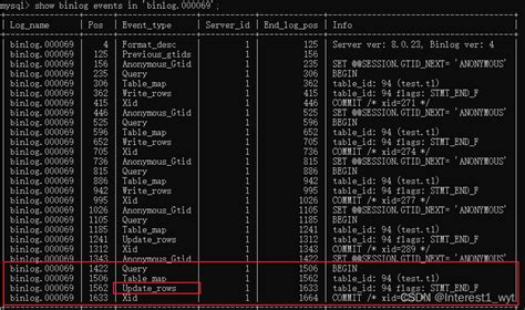 Mysql通过binlog恢复或回滚数据mysql Binlog 回滚 Csdn博客