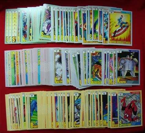 Complete 1991 Impel Marvel Universe Series Ii Trading Card Set 162