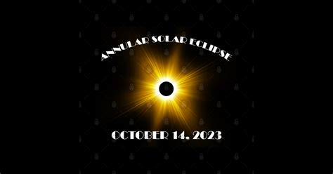Annular Solar Eclipse 2023 Eclipse Sticker Teepublic