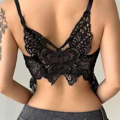 Women Sexy Full Lace Butterfly