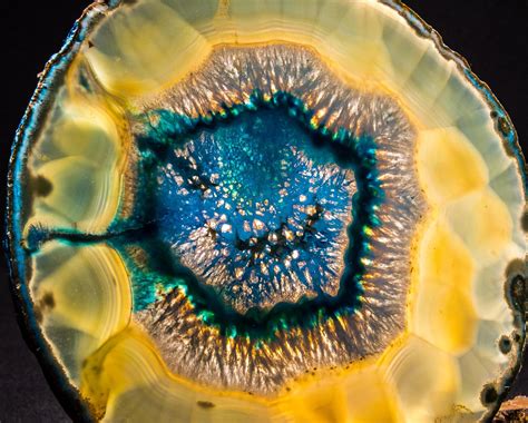 Agate Slice Blue Close Up Free Photo On Pixabay