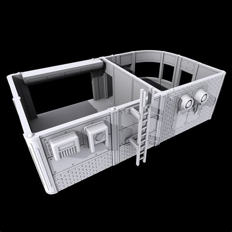 3d Printed Hubbardologist Cult Hall 32mm Wargame Terrain Etsy
