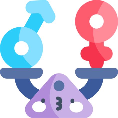 Gender Equality Kawaii Flat Icon