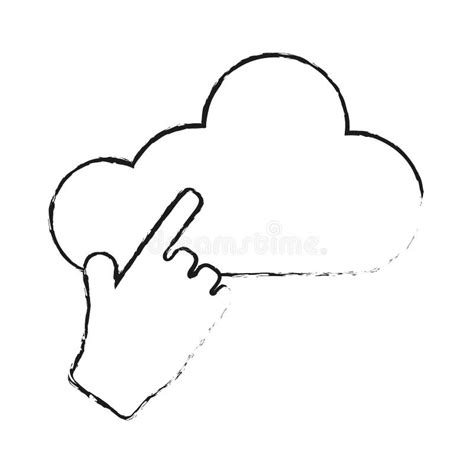 Isolated Cloud Computing Design Stock Vector Illustration Of Multimedia Smart 81876126