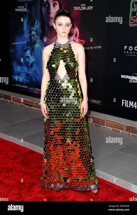 Thomasin Mckenzie At Last Night In Soho La Premiere Held At The Academy