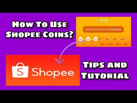 Shopee Coins How To Use Shopee Coins Tips And Tutorial Youtube