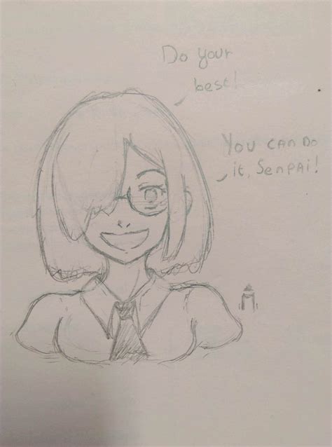Quick Sketch Of Mashu Cheering You Up R Grandorder