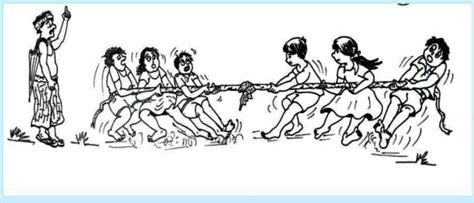 रस्साकसी खेल छत्तीसगढ़िया खेल Edudepart
