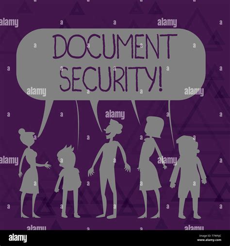 Writing Note Showing Document Security Business Concept For Means In Which Important Documents