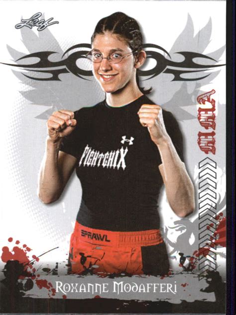 2010 Leaf Mma 21 Roxanne Modafferi Nm Mt