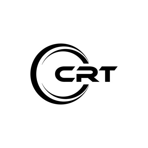 Crt Letter Logo Design In Illustration Vector Logo Calligraphy