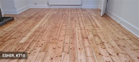 Original Pine Floorboards Renovation In Esher Kt10