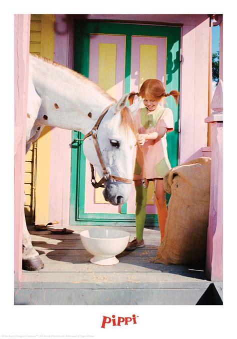 Pippi Longstocking And The Horse Red Pippi Poster Poster Store Au