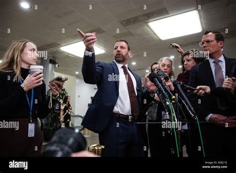 Sen Markwayne Mullin R Okla Speaks With Reporters After A Briefing